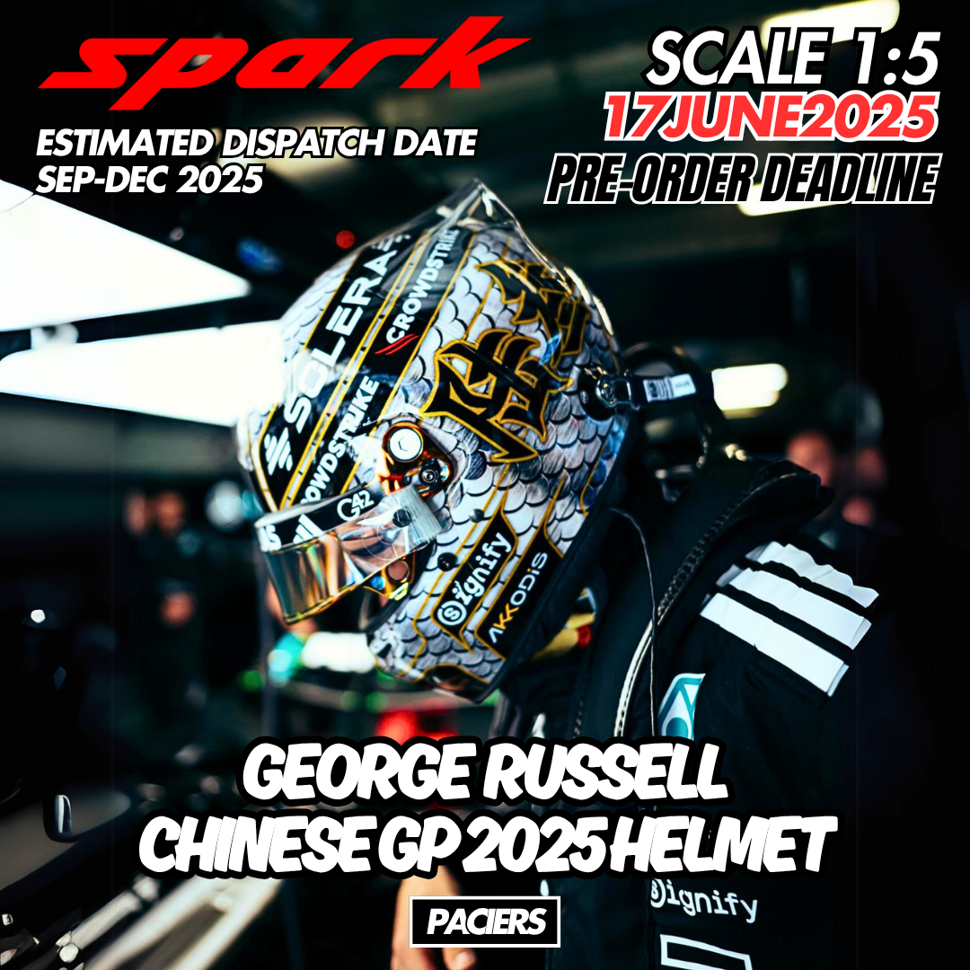 [Pre-Order] Spark 1:5 Mercedes-AMG F1 2025 George Russell Chinese GP H ...