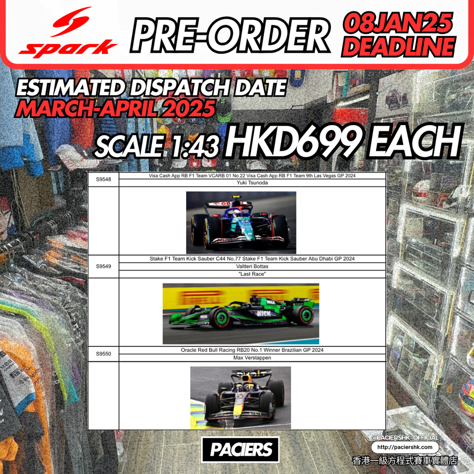 Spark Models – PACIERS 香港一級方程式實體店