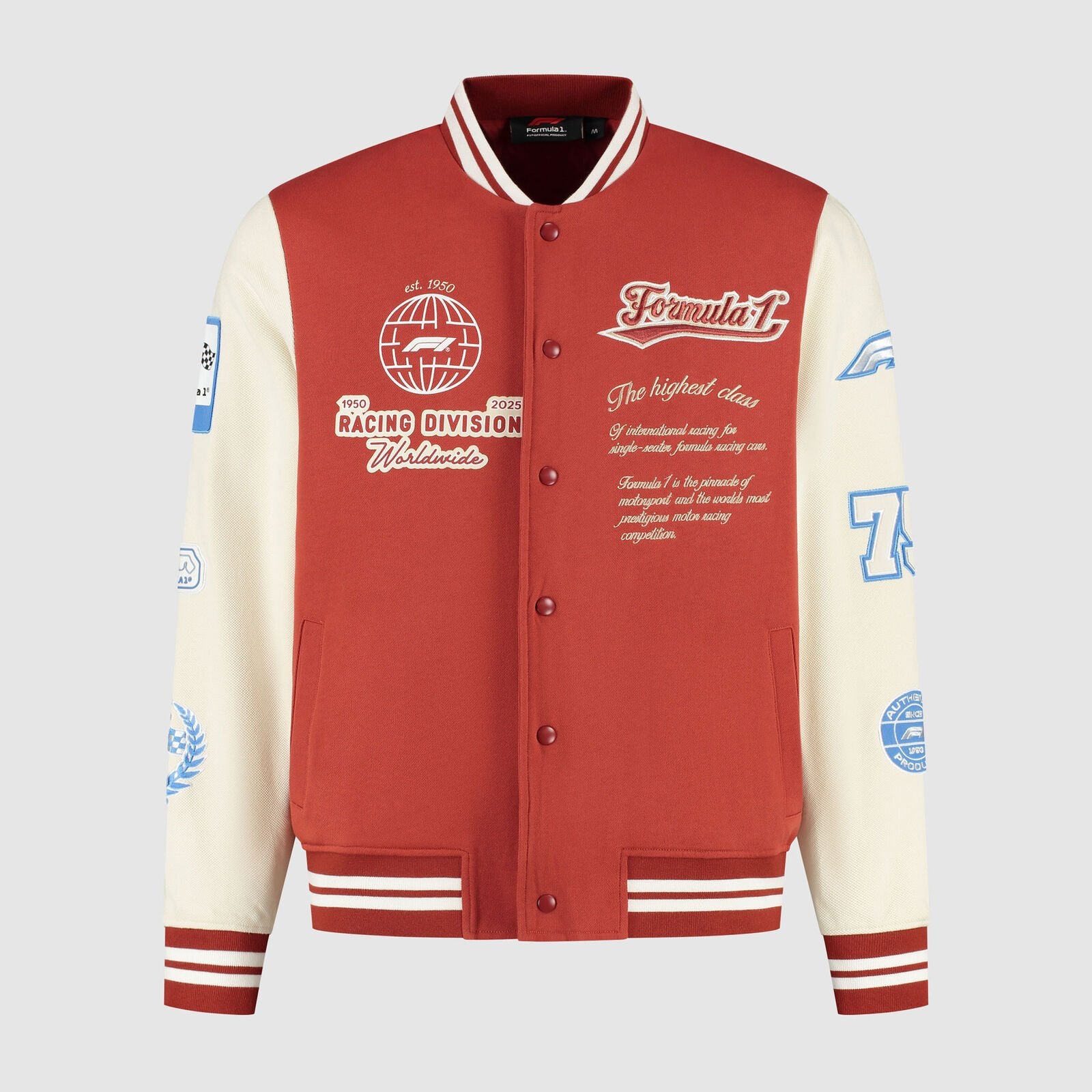 [Pre-Order] F1® 2025 Heritage Varsity Jacket – PACIERS 香港一級方程式實體店