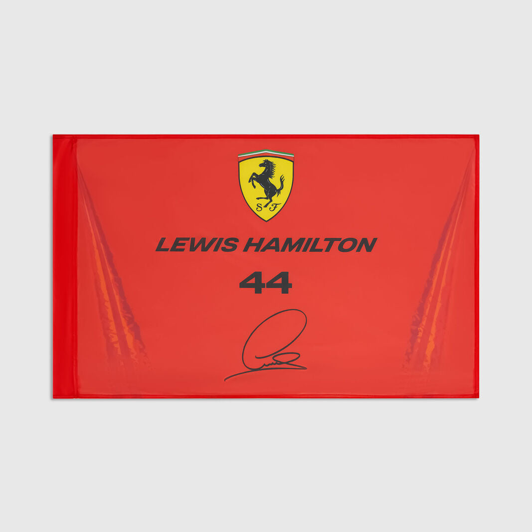 [Pre-Order] Scuderia Ferrari 2026 Lewis Hamilton Flag – PACIERS 香港一級方程式實體店