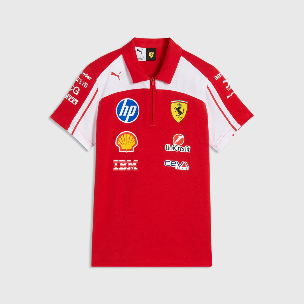 [Pre-Order] Scuderia Ferrari 2026 Team Polo - Kids – PACIERS 香港一級方程式實體店